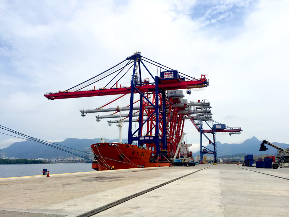 Novo Portêiner desembarca na MultiRio e aumenta sua capacidade operacional